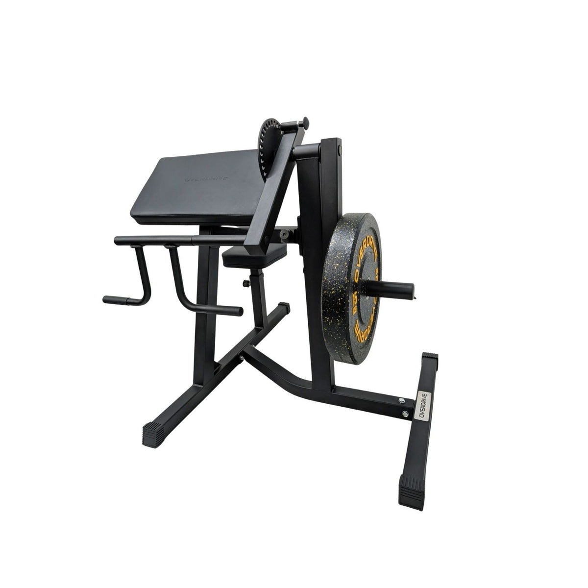 Overdrive Plate-Loaded Bicep Curl Machine – Arm Strength Trainer ...